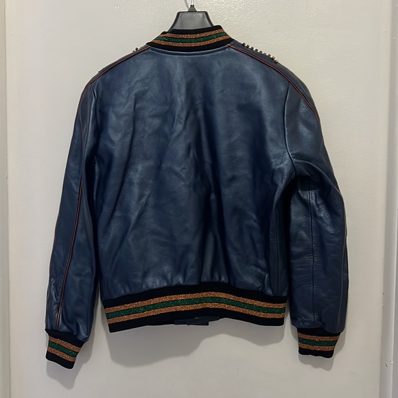 Coach | Jackets & Coats | Nwt Coach Shrunken Leather Varsity Jacket In ...